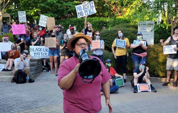 Largely peaceful protest tells Berke, council, Hammond stop abusing ...
